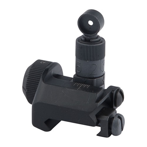 KNIGHTS ARMAMENT AR-15 FLIP-UP ADJ TACTICAL REAR SIGHT 600 METER BLACK ...